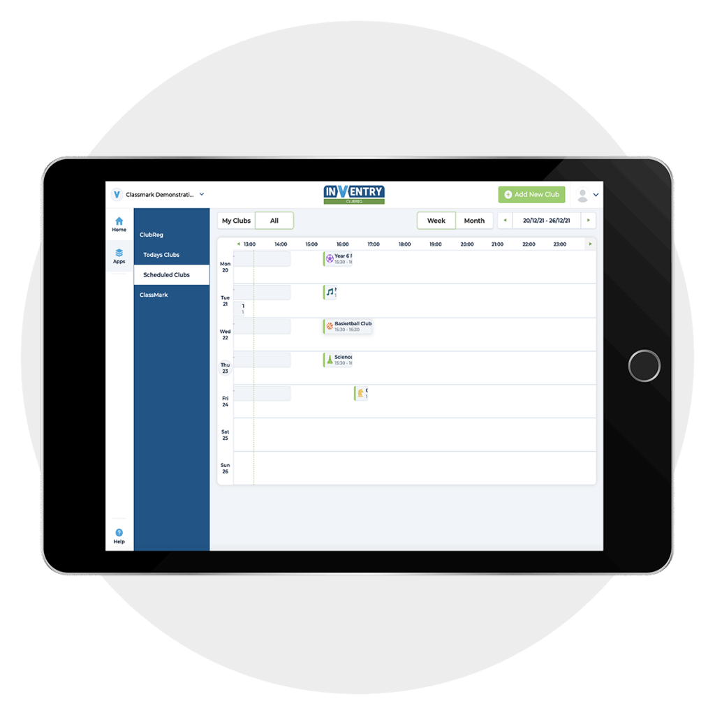 ClubReg | Before & After School Club Software | InVentry