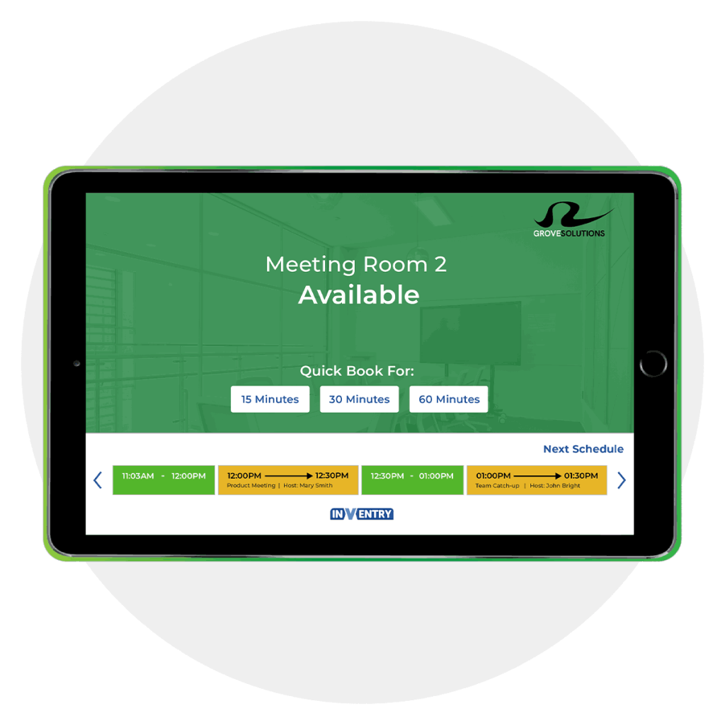 Book A Space Bookings System Demo Today! | InVentry