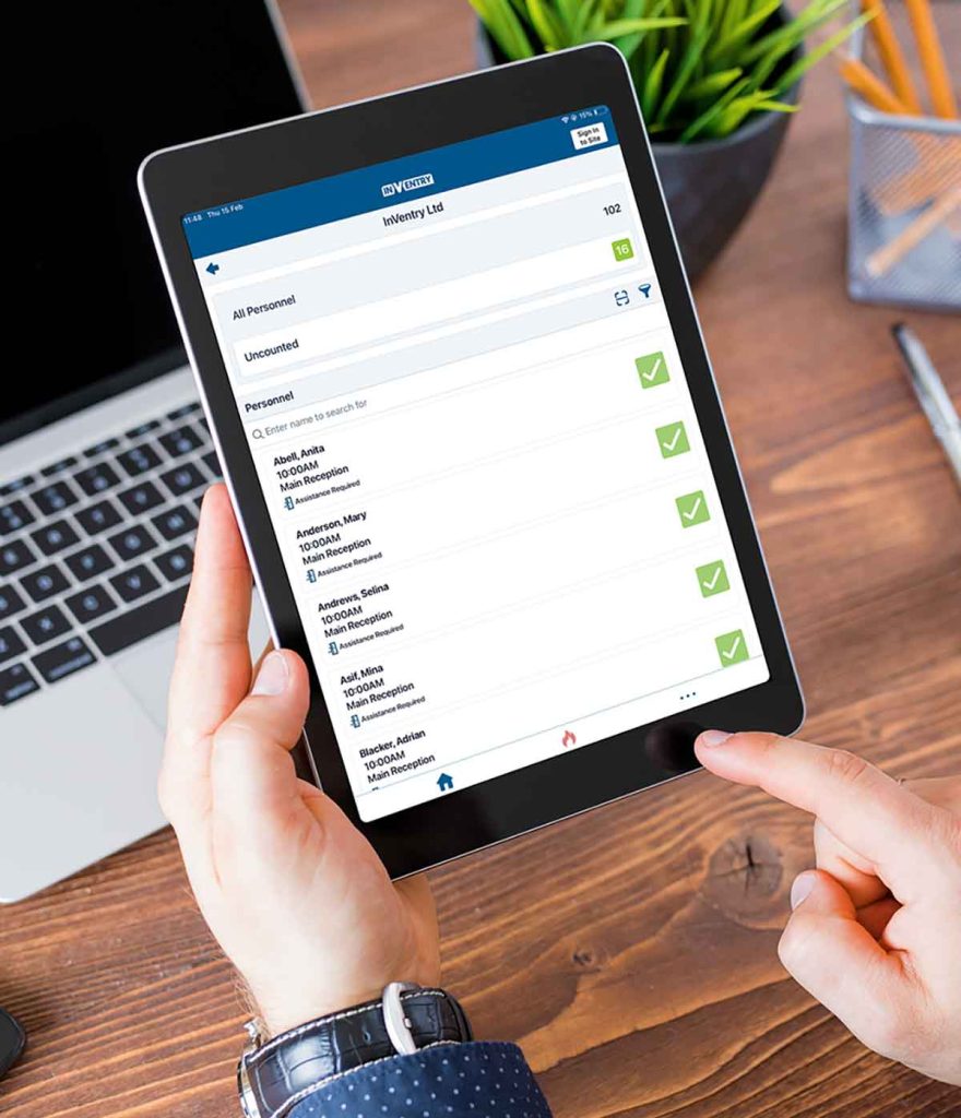 Evacuation Management Software | Evacuation System | InVentry