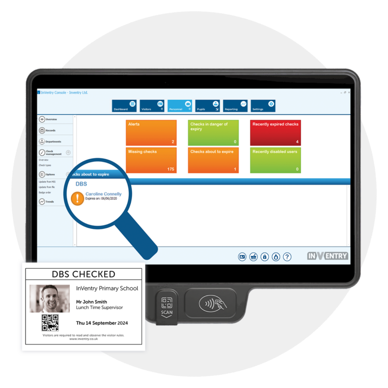 DBS Check Software for Schools | DBS Software | InVentry