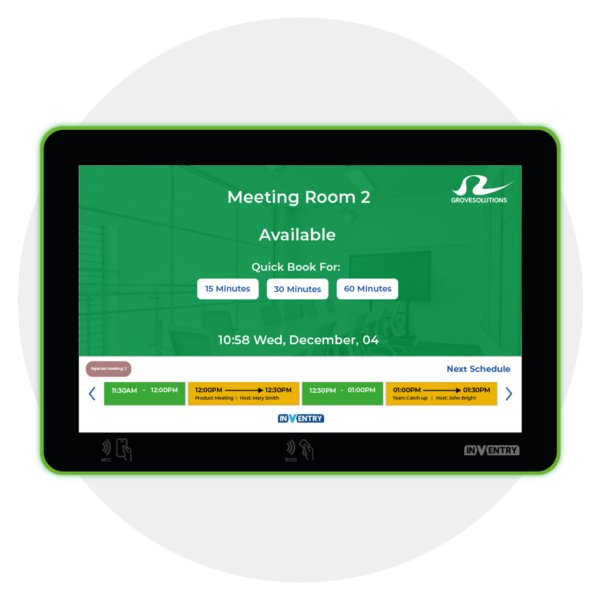 Meeting Room Booking System | Space Bookings | Inventry